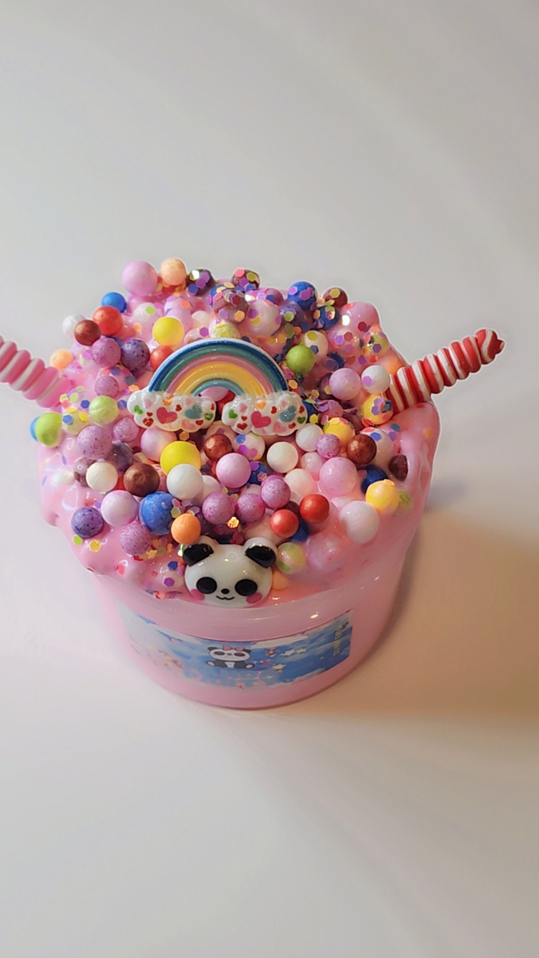 Panda Party Butter Slime, ASMR Slime, Slime Shop, Birthday Slime, Slime ...