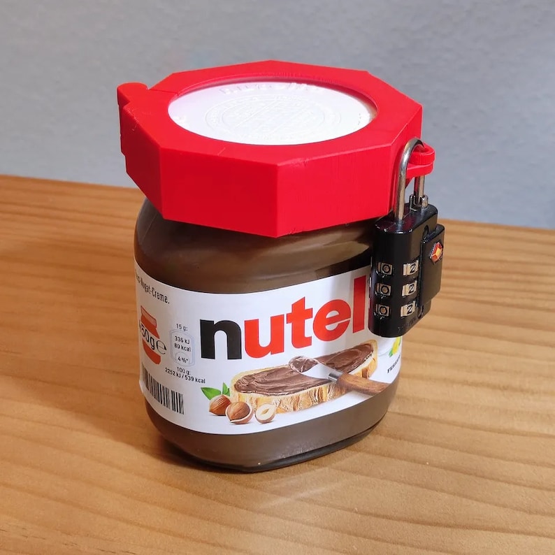 Nutella-Schloss Schutz vor Nutella-Dieben - Etsy Österreich
