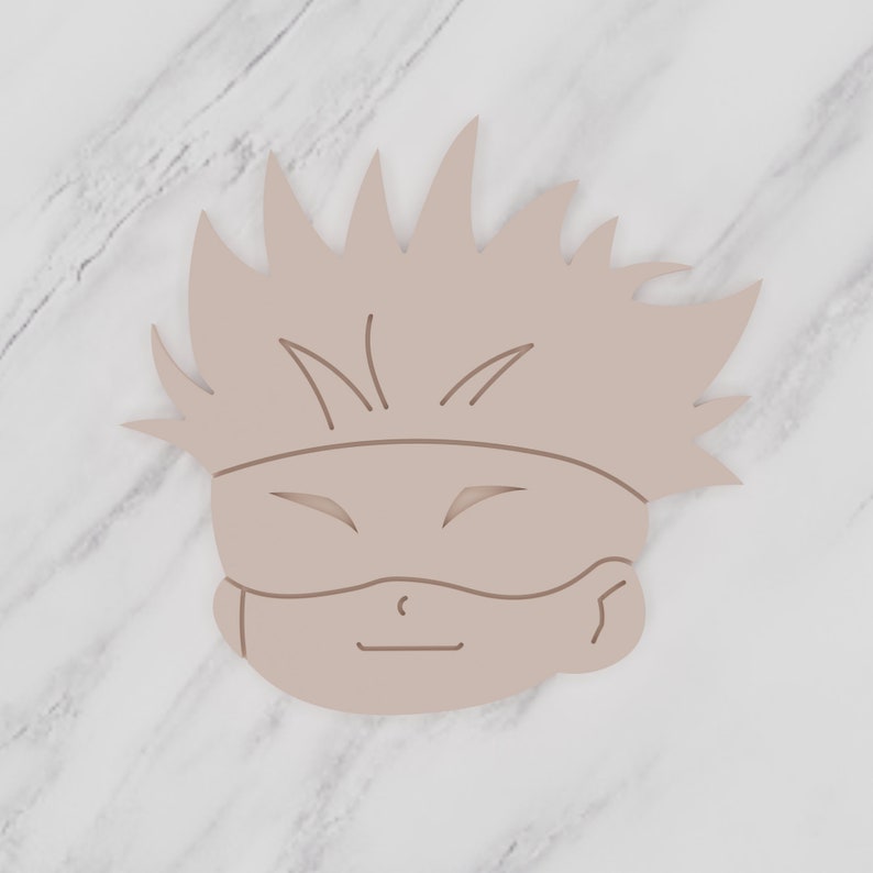 Jujutsu Kaisen Gojo Face Cookie Cutter Cookie Cutter Cookie Mold Cookie ...