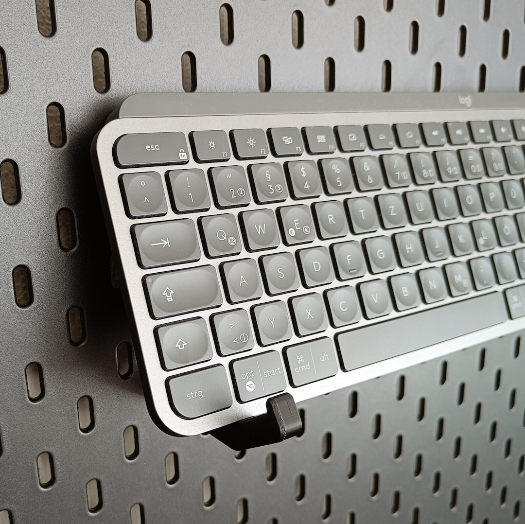 IKEA SKADIS Keyboard Holder | Accessories for Ikea Skadis Pegboard - Etsy