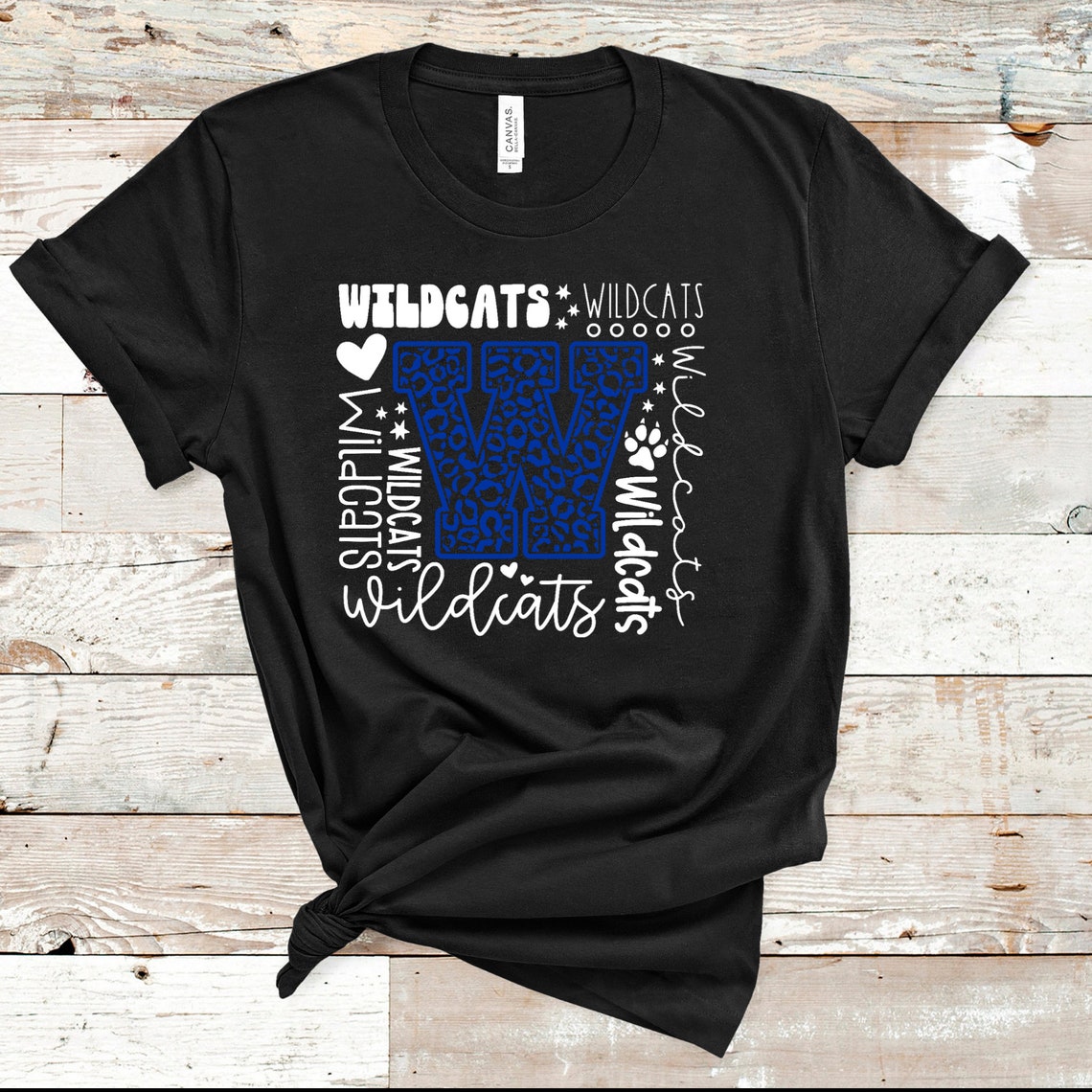 Wildcat School Spirit T-shirt, Wildcat T-shirt, Wildcat Fonts Shirt - Etsy