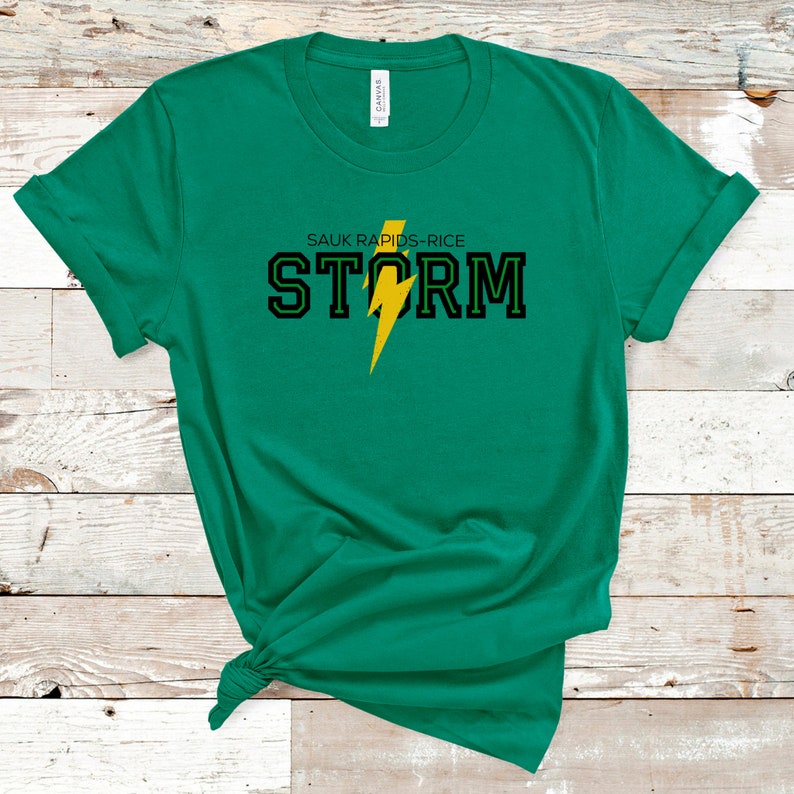 Storm T-shirt, Sauk Rapids Storm Shirt, Lightning Bolt Shirt, School ...