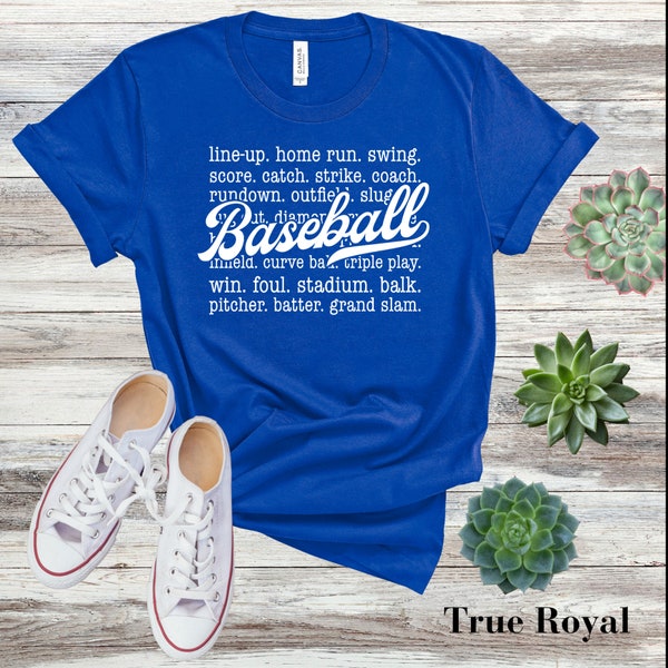 Baseball Words - Etsy