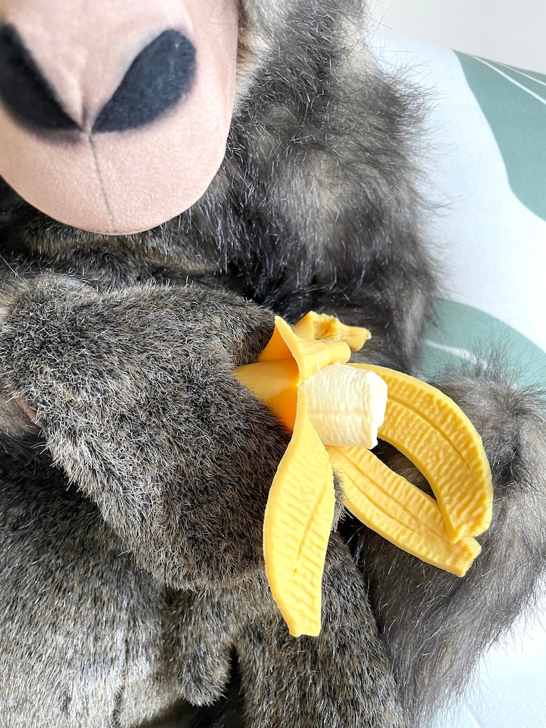 Large Baboon Stuffed Animal Soft Flawless Fur and Realistic - Etsy