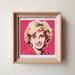 Princess Diana Cross Stitch Pattern, Modern Pop Art (PDF Download) - Etsy
