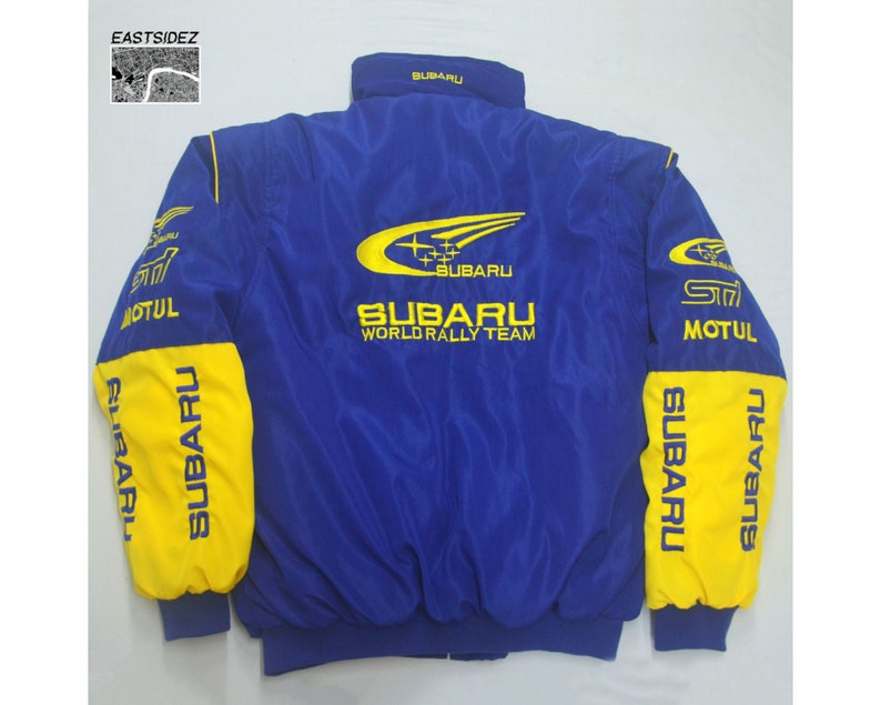 F1 Racing Jacket Subaru Rally Subaru Rally Jacket WRC Merch Subaru ...