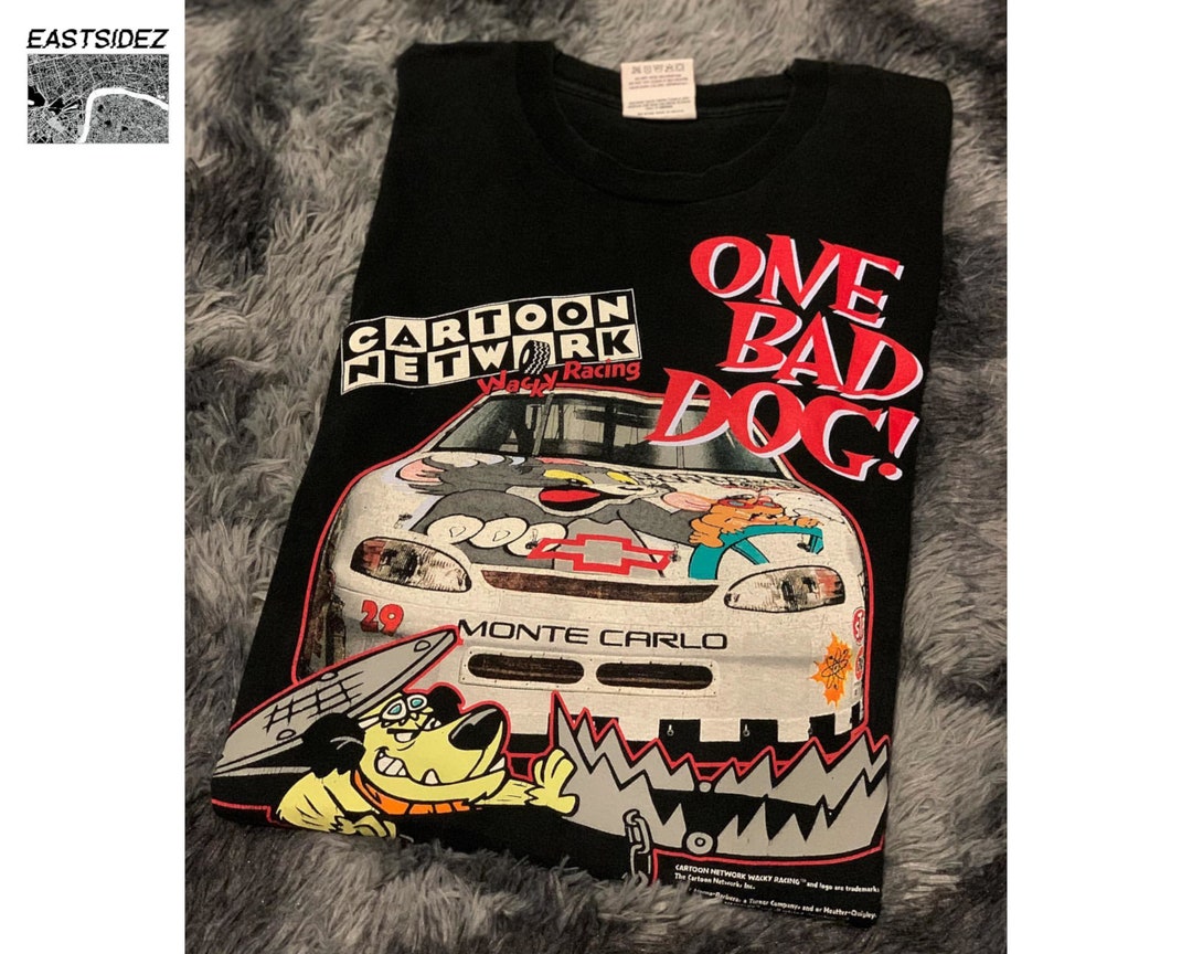 Cartoon Network Wacky Racing T-shirt Vintage 1990s Wacky Races 1997 ...