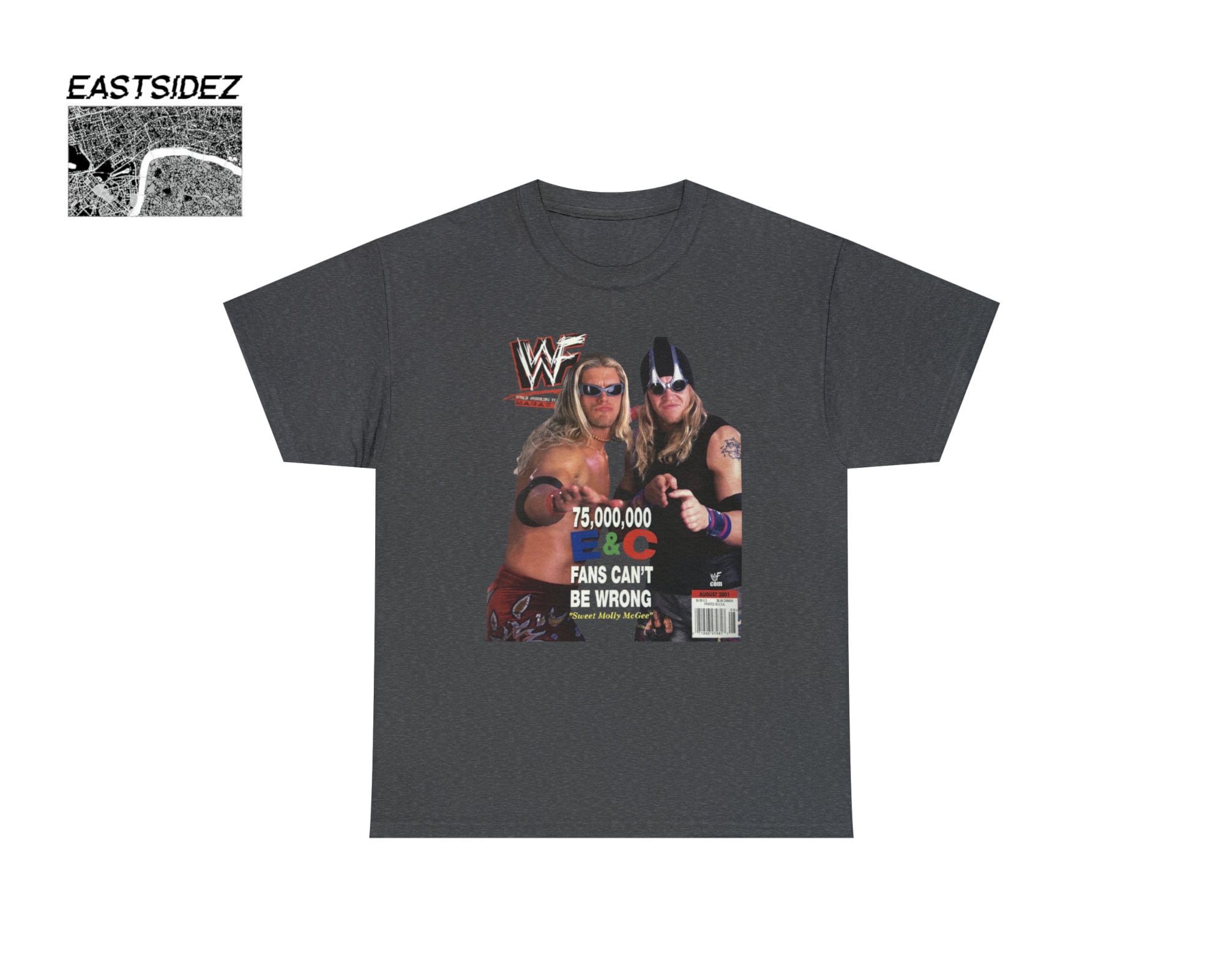 WWE WWF Vintage Retro Shirt Edge & Christian Streetwear 90s 2000s ...