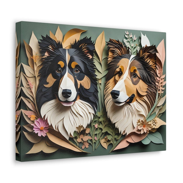 Rough Collie Art - Etsy