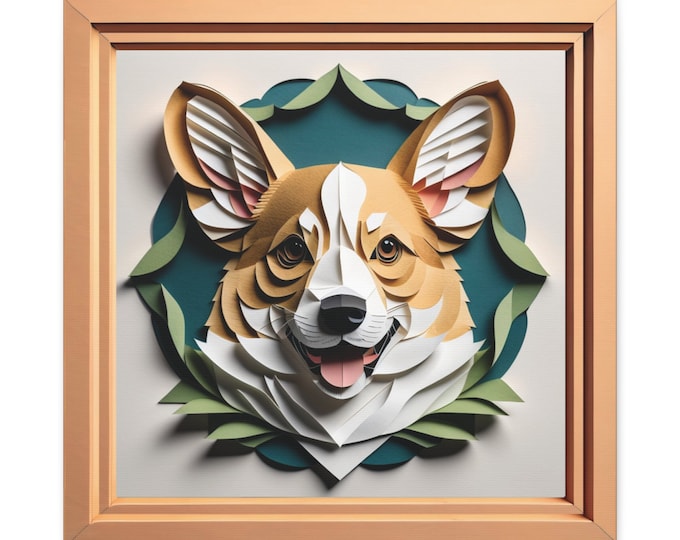 Evie Anderson Welsh Corgi Art SIGNED PRINT sleeping In signed, Matted ...