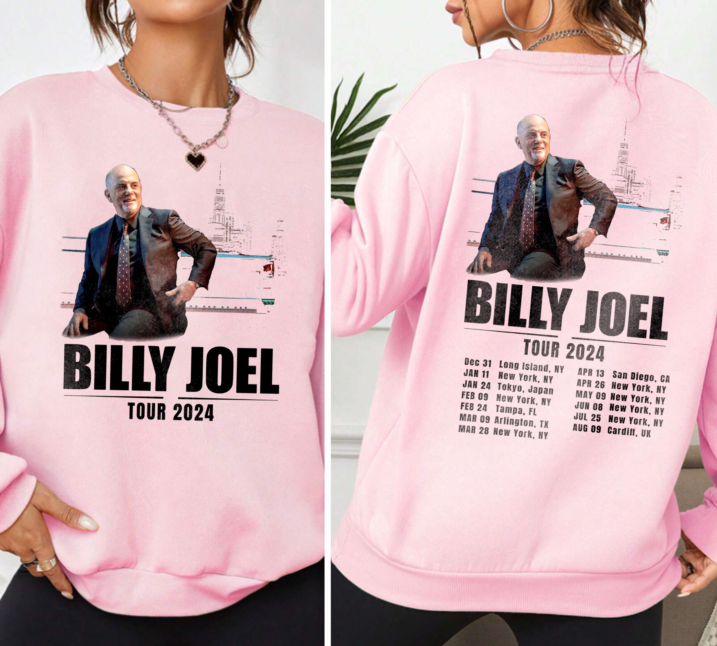 Billy Joel World Tour 2024 Shirt sold by Lesli-Recurrence | SKU ...