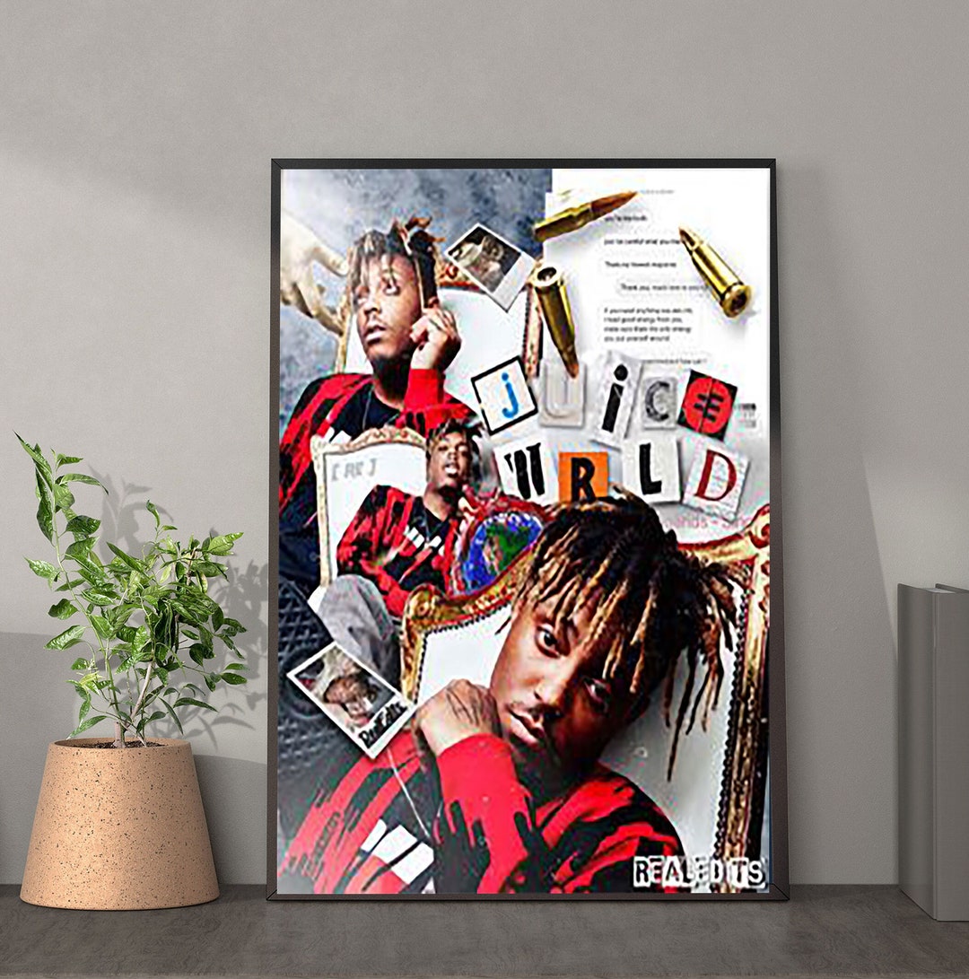 Juice Wrld Poster Juice Wrld Prints Rapper Poster - Etsy