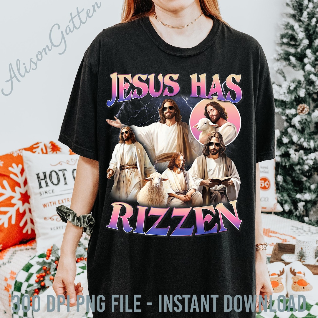 Jesus Has Rizzen Png, He is Risen Png, Happy Easter Day Png, Christian ...