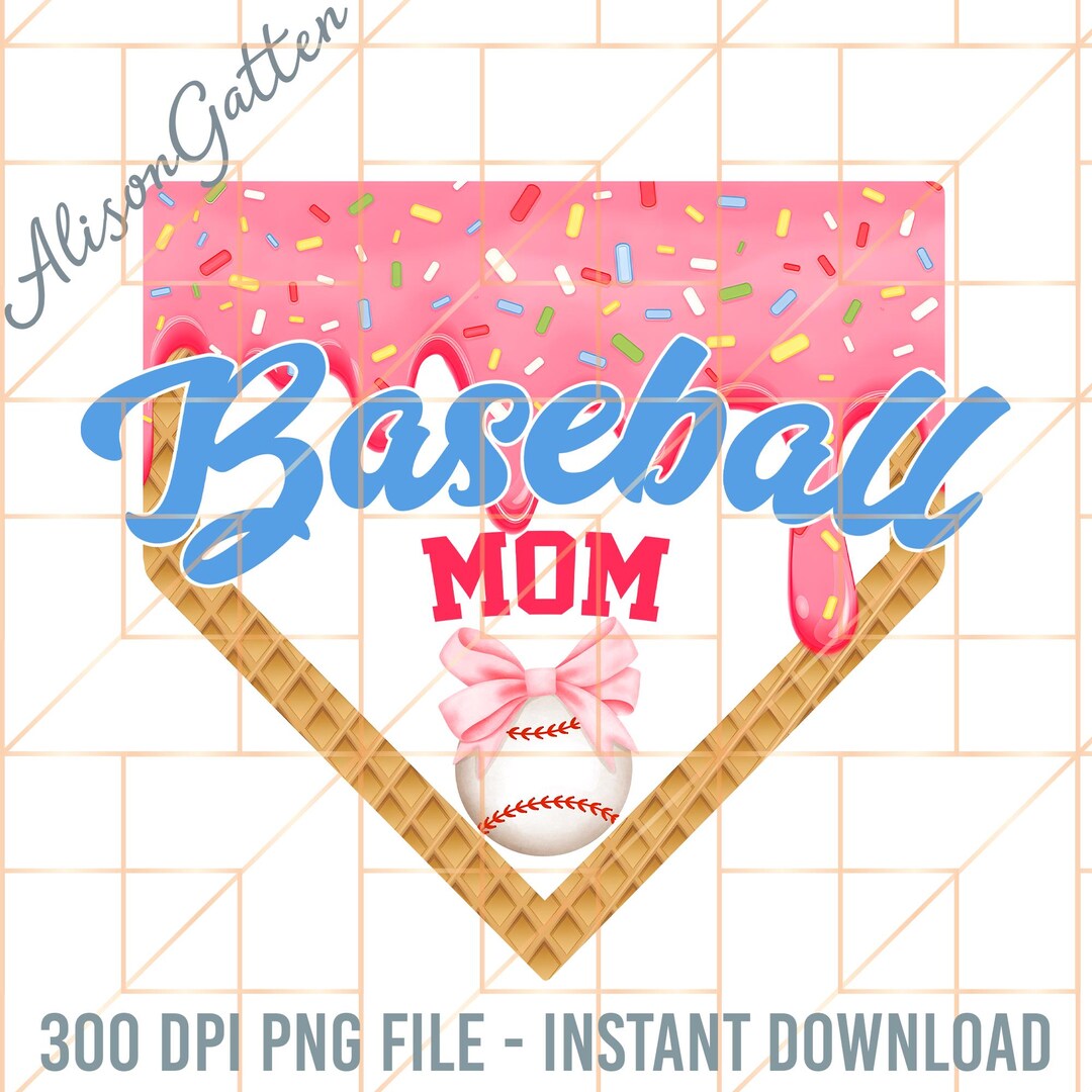 Baseball Mom Drip Png, Baseball Drip Png, Ice Cream Drip Png, Baseball ...
