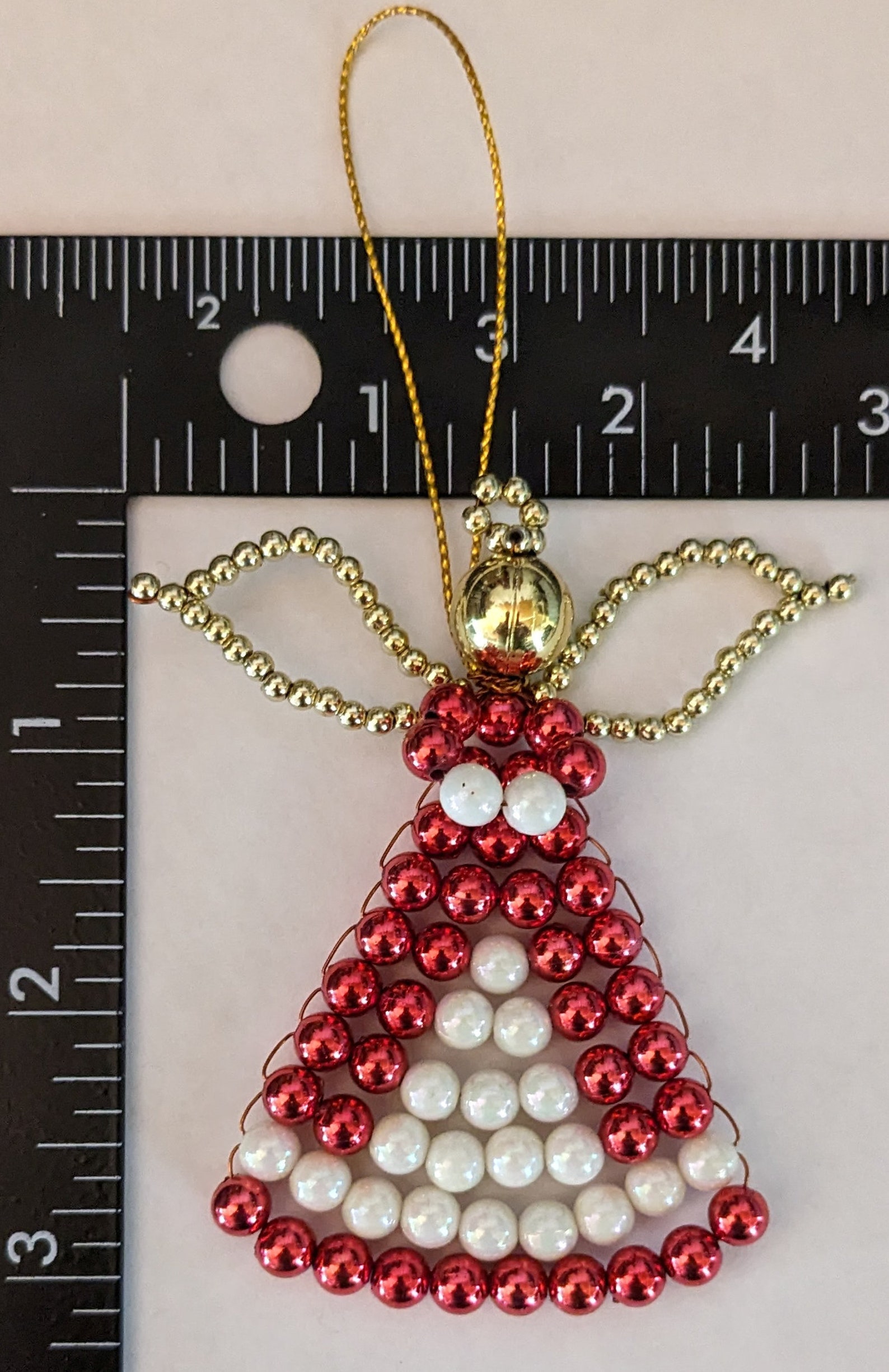 Beaded Angel - Christmas Ornaments - Set of 4 - Etsy