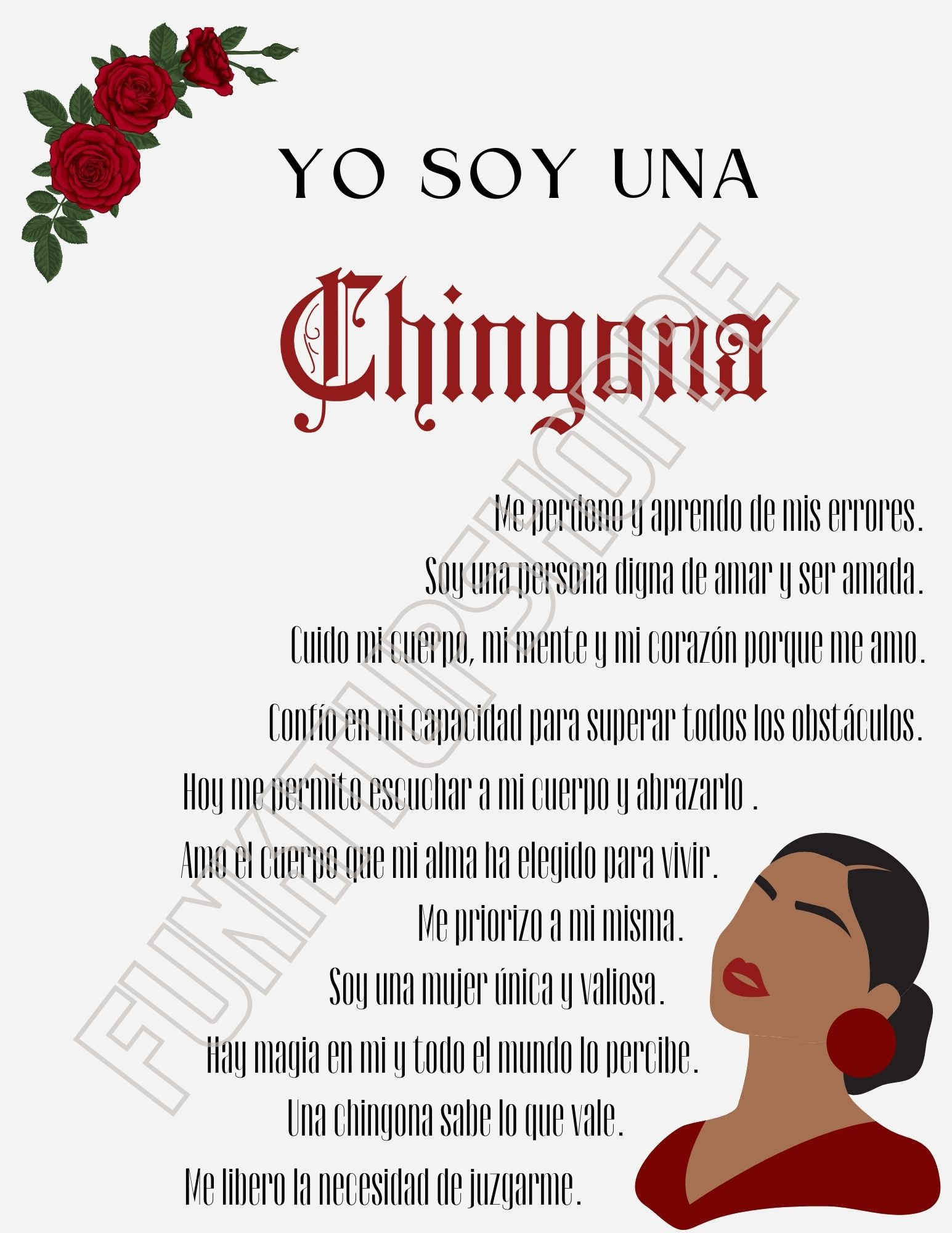 Chingona Affirmations Journal/notebook - Etsy