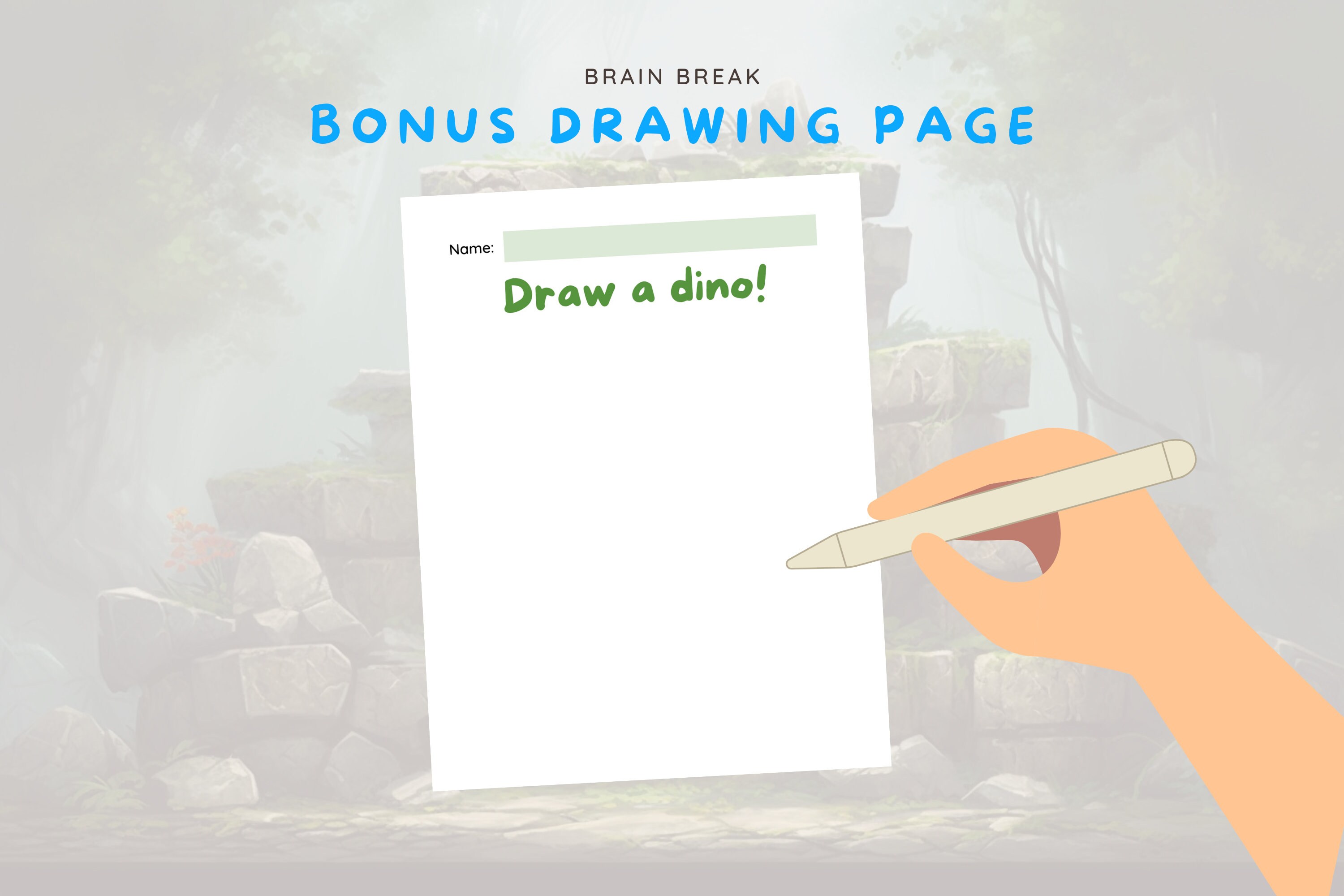 Dinosaur Themed Workbook, 10 Educational Activities Including Letter ...
