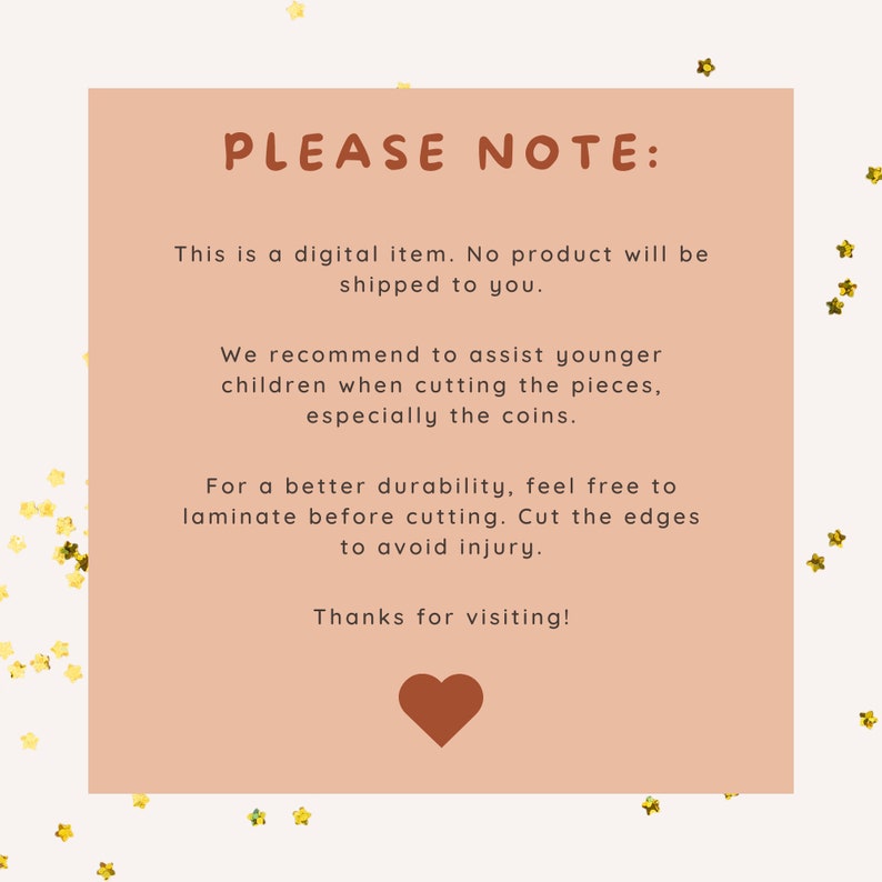 Dramatic Play Money Set, Teaching Math and Encourage Creativity - Etsy