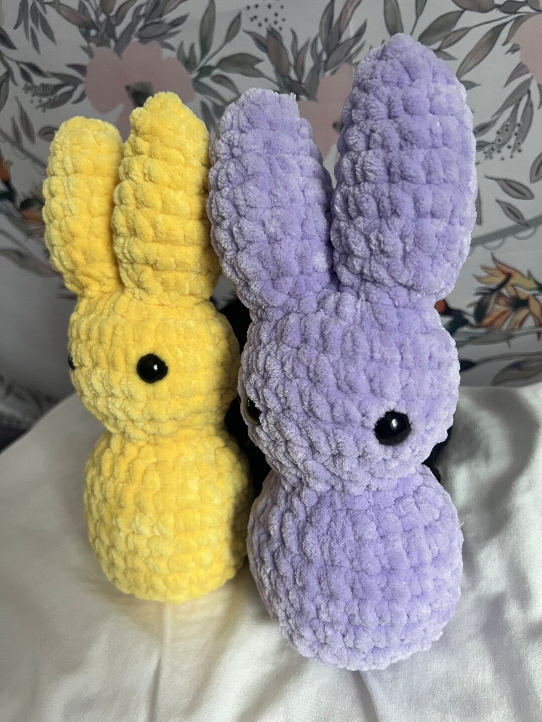 Crochet Jumbo Peeps Stuffed Animal Amigurumi Handmade Plushie Stocking ...