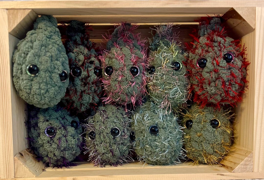 Nouglas the Nug | Nug | Stoner | Colorful Nug | Crochet | Handmade ...