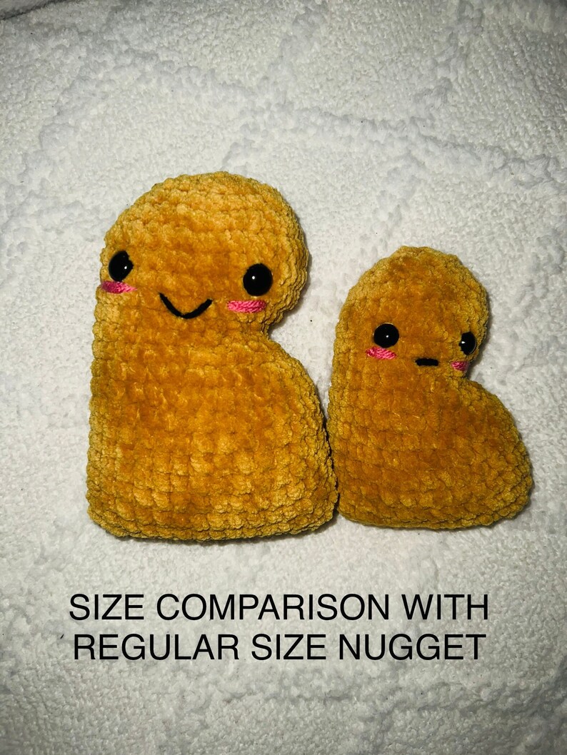 Crochet Jumbo Chicken Nugget PDF Pattern Download - Etsy