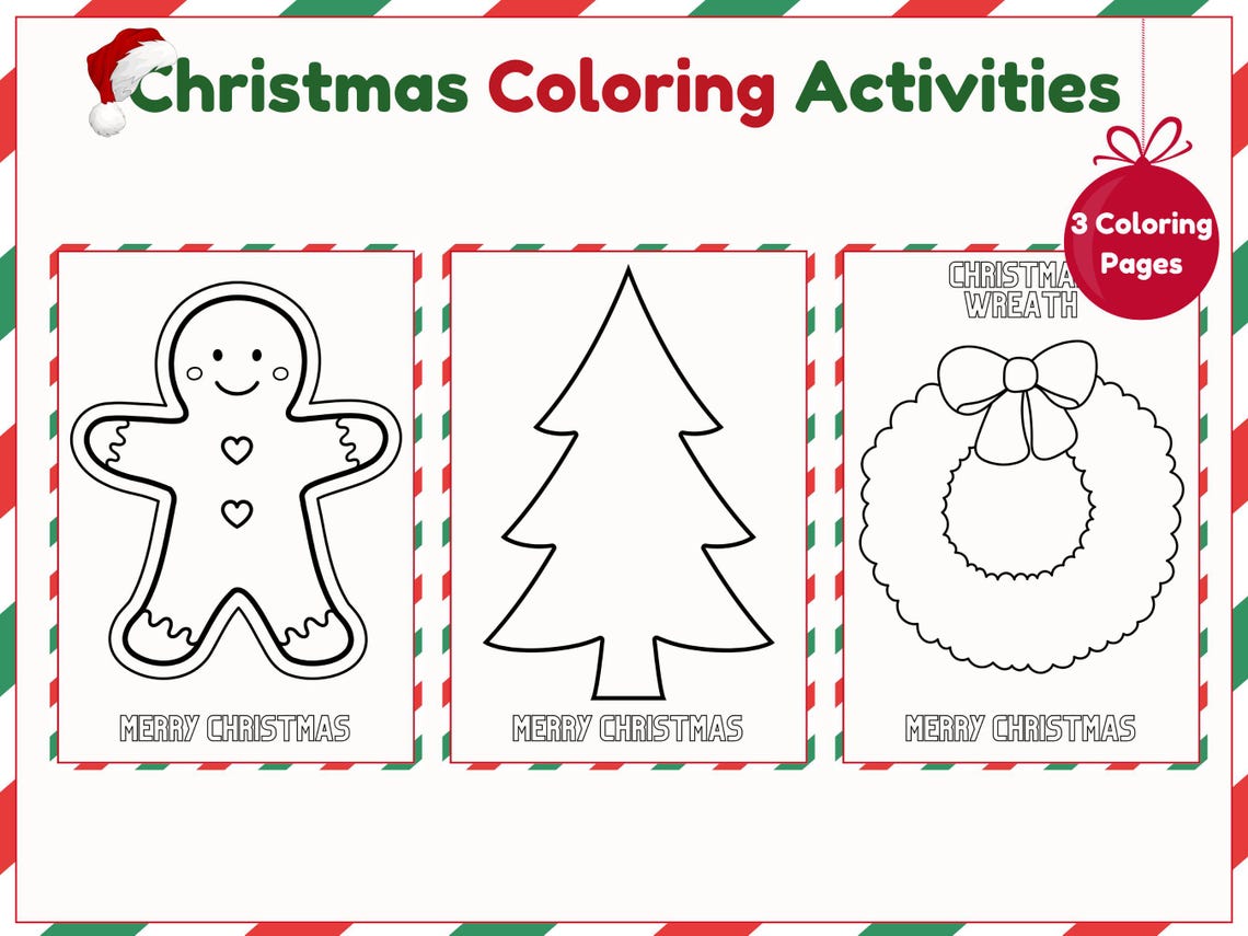 10 Printable Christmas Activities | Christmas Activity Pages ...