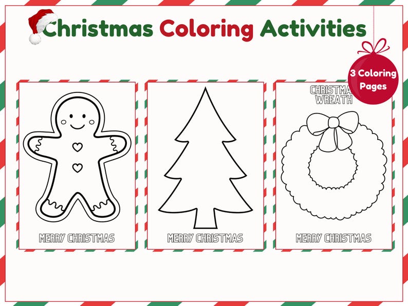 10 Printable Christmas Activities | Christmas Activity Pages ...