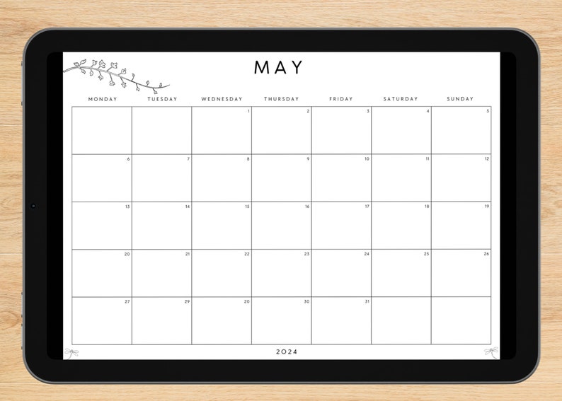 Editable May 2024 Calendar May Calendar Editable Calendar Printable ...