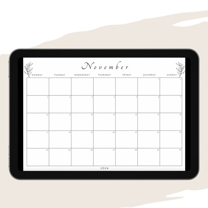 Editable November 2024 Calendar November Calendar Editable Calendar ...