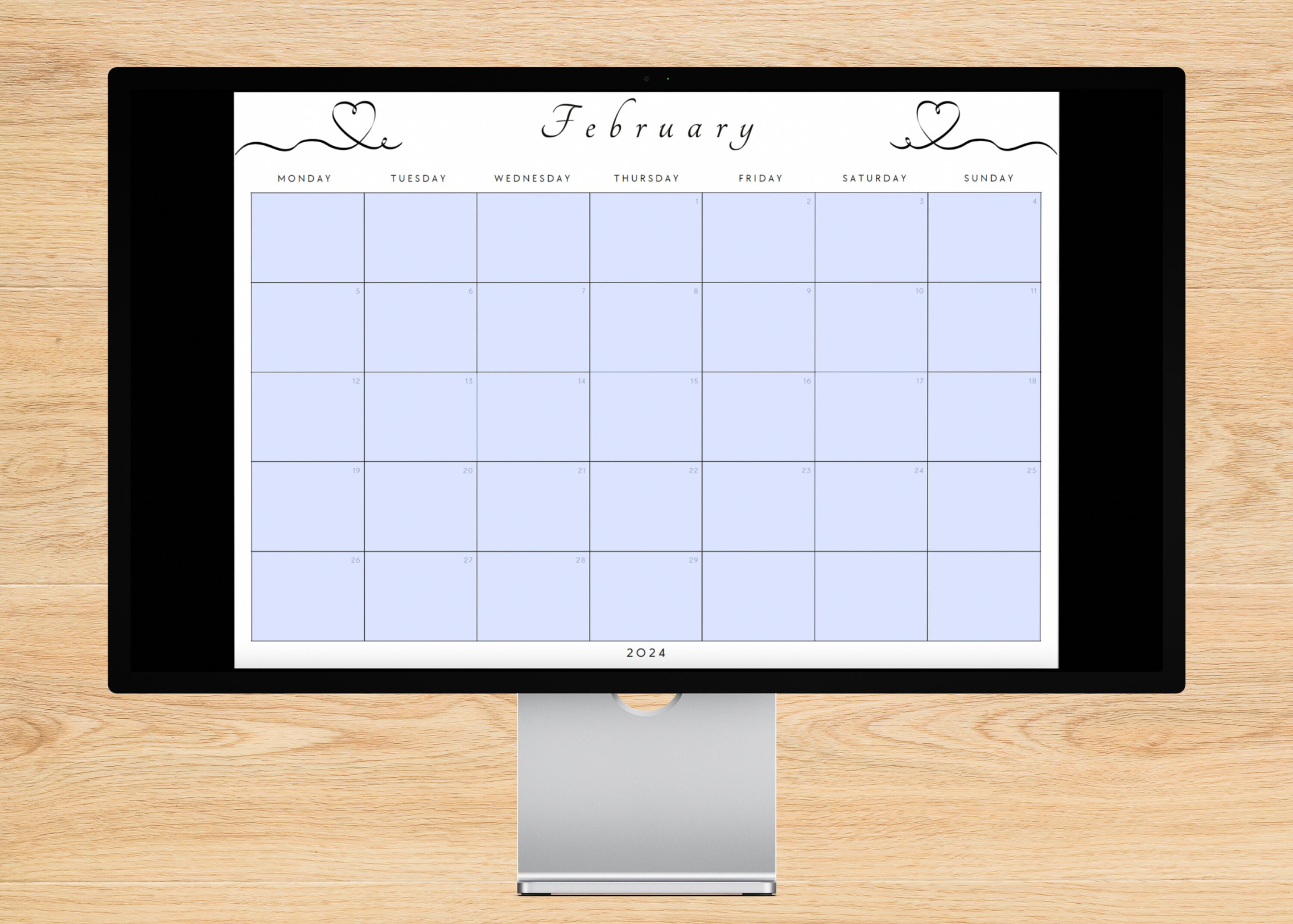 Editable February 2024 Calendar February Calendar Editable Calendar ...