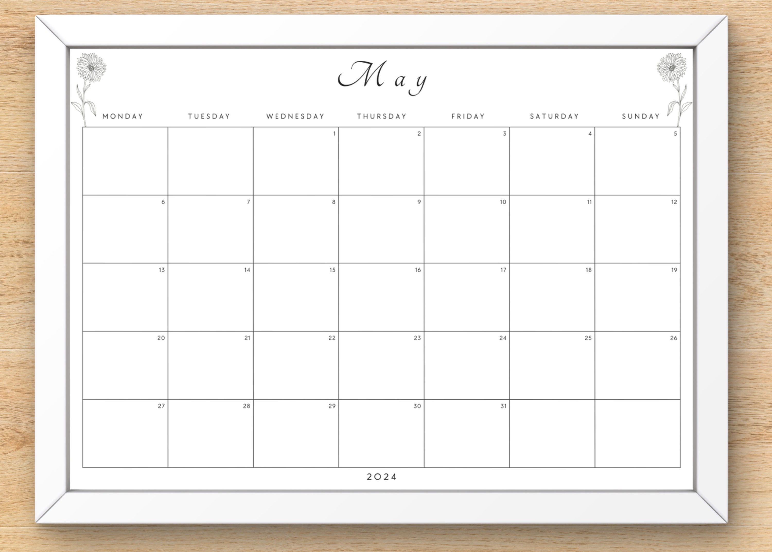 Editable May 2024 Calendar May Calendar Editable Calendar Printable ...