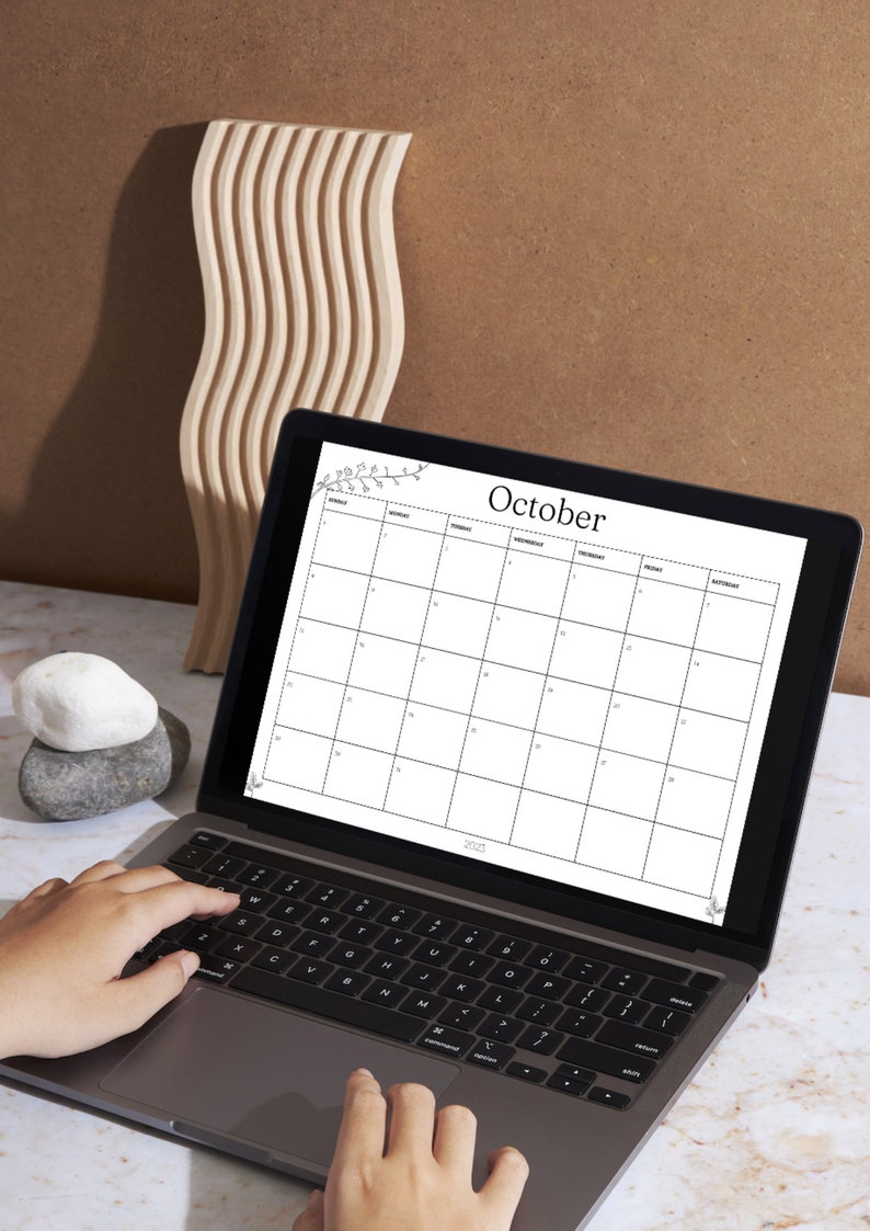 Editable October 2023 Digital Calendar Fillable Printable - Etsy Australia