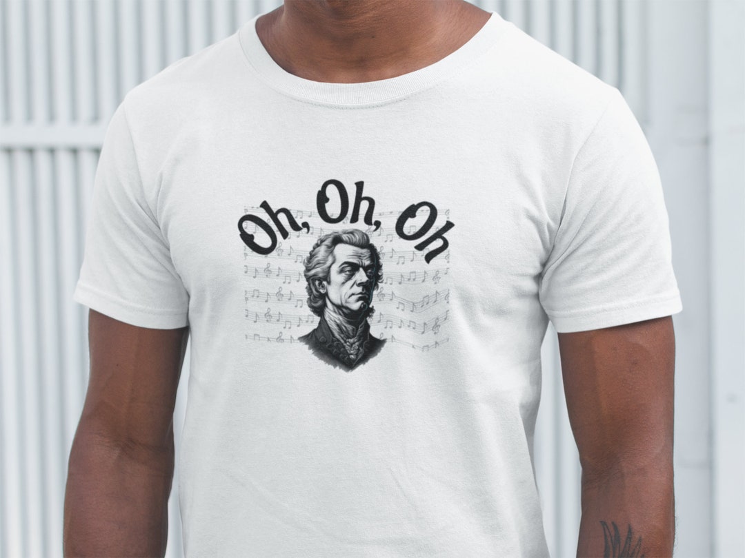 Funny Music T Shirt 80s Music MTV Tee Song Lyrics Wolfgang Amadeus ...