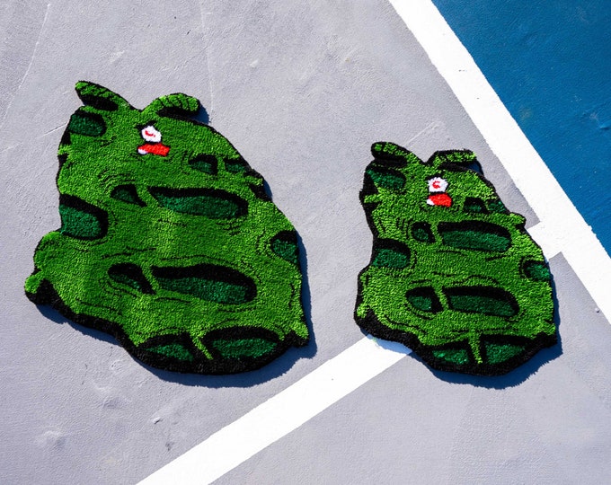 Squashed Squidward Handmade Tufted Rug Spongebob Rug Funky Rug Rug for ...