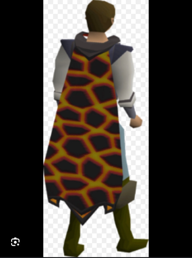 Old School Runescape Infernal (fire) Cape Rug - Etsy