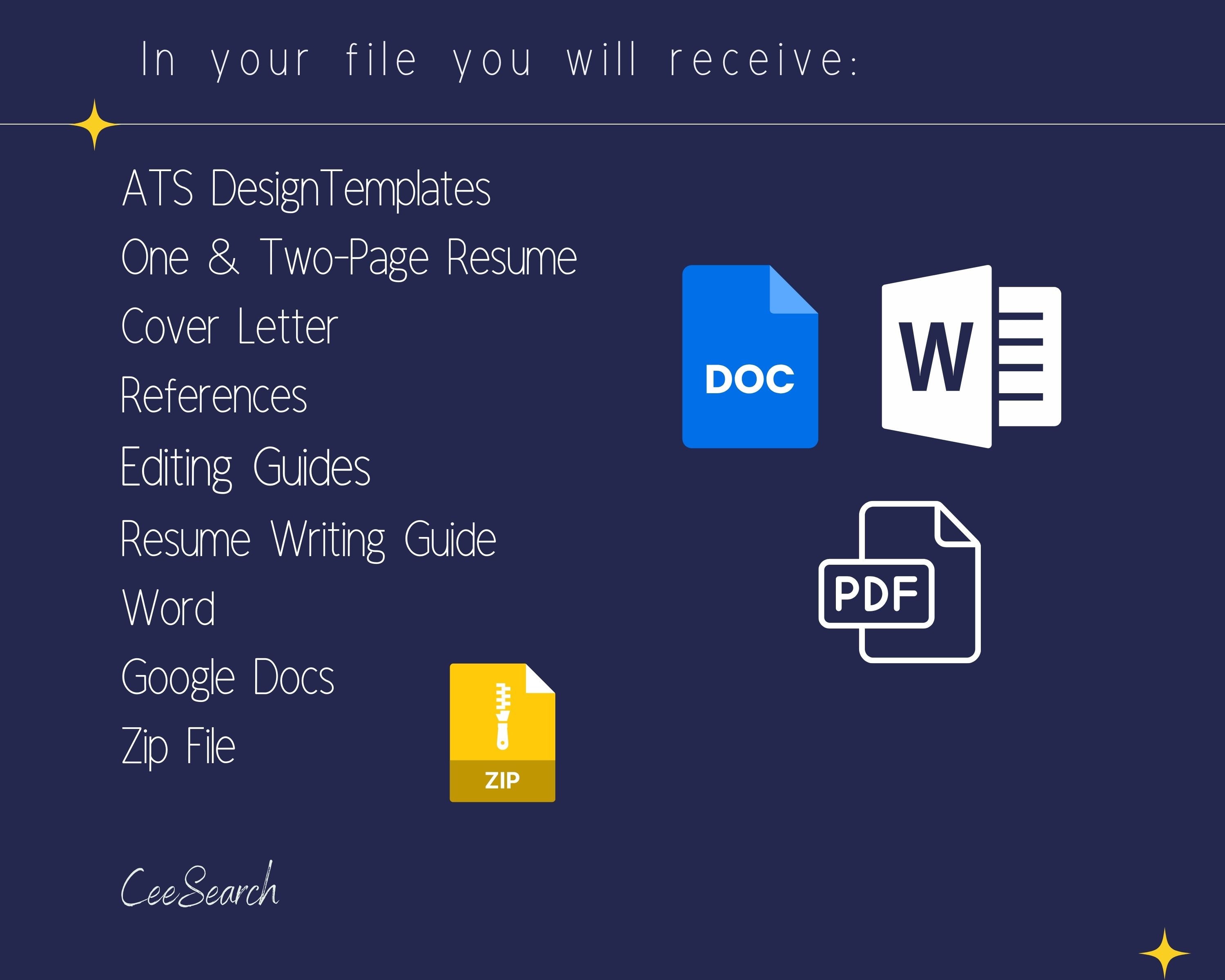 Professional ATS Resume, 1&2 Pages, Matching Cover Letter and ...