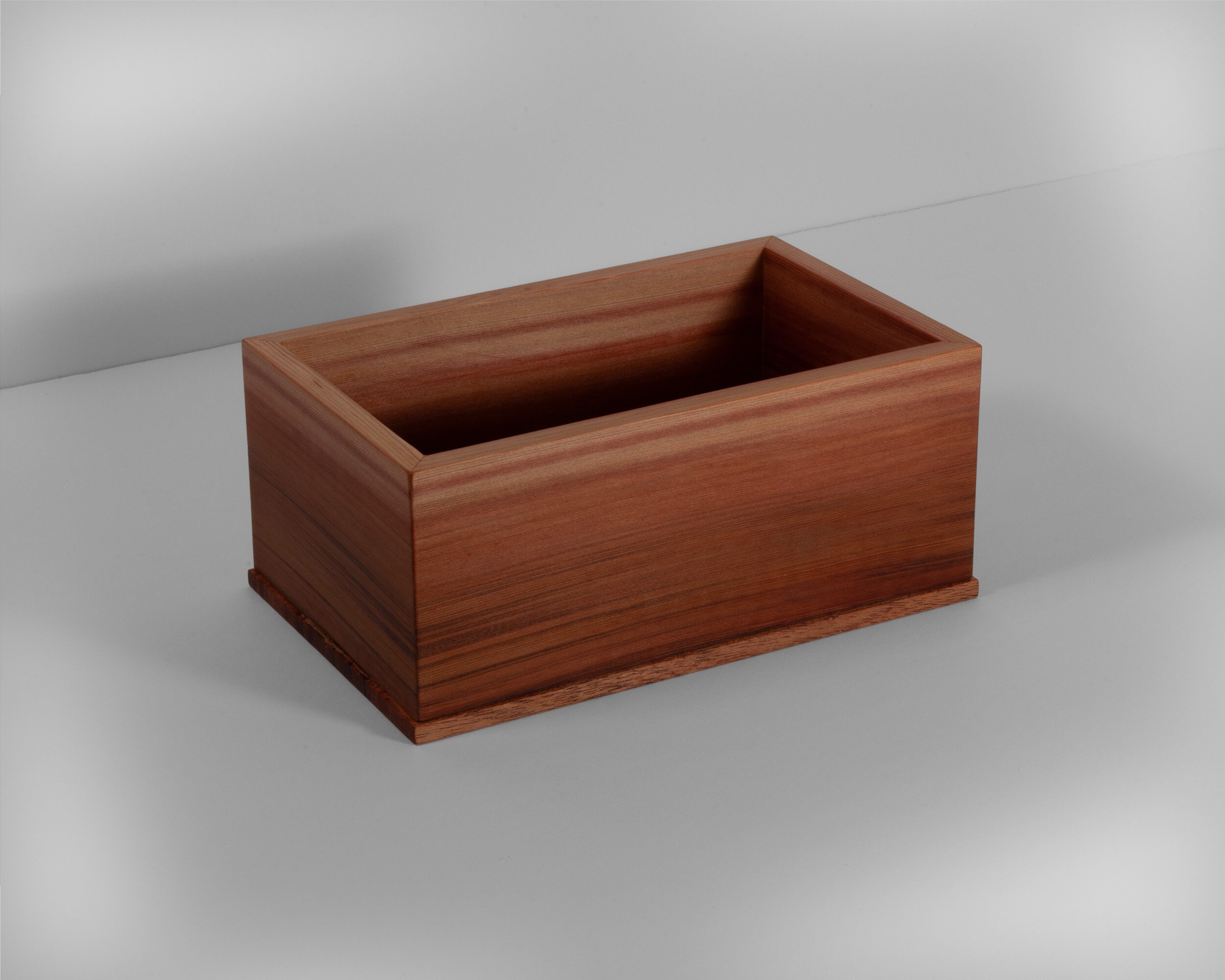 Western Red Cedar Box With African Mahogany Lid - Etsy