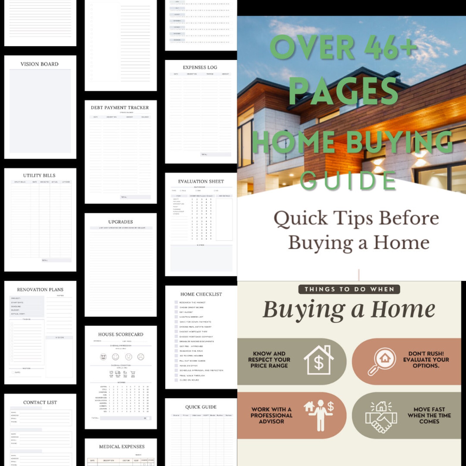 Ultimate Home Buying Planner, Home Buying Guide, Home Buying Tips, Home ...