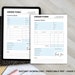 Sky Blue and White Minimalist Invoice .pdf, Invoice Template Editable ...