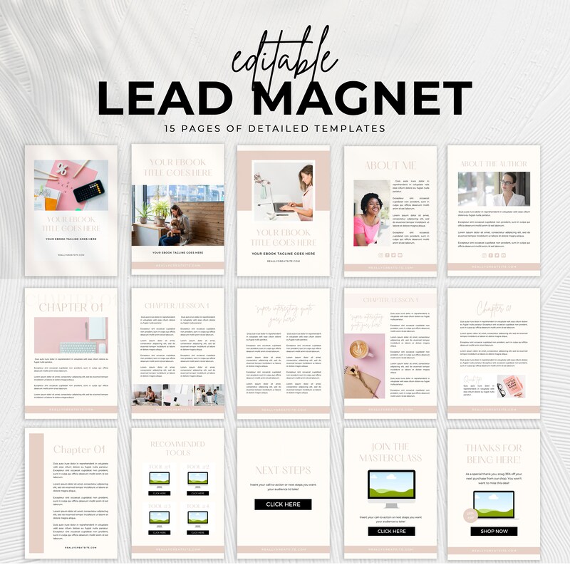 Lead Magnet Template - Etsy