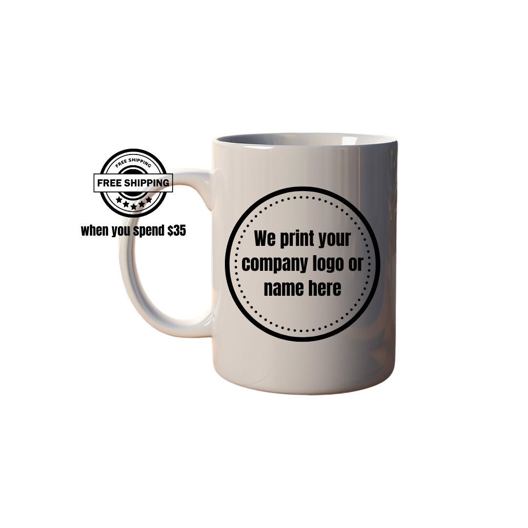 Customized Company Logo 15oz Coffee Mugs Corporate Swag Logo Branded ...