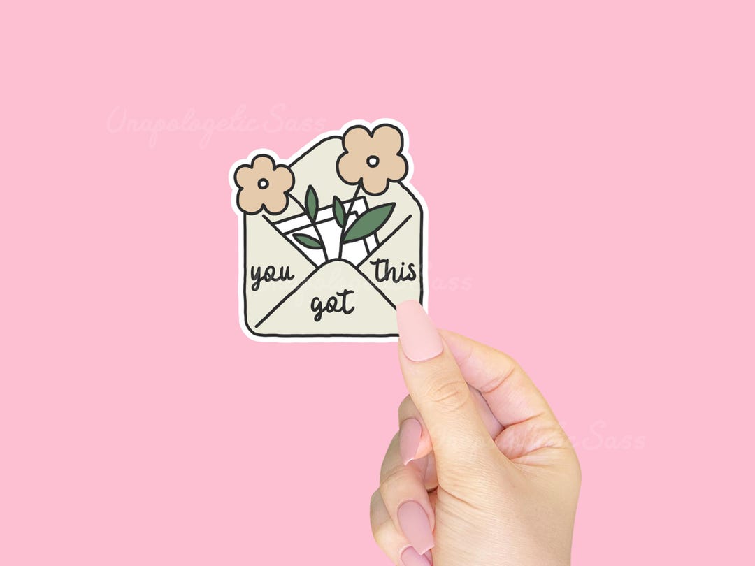 You Got This Vinyl Sticker - Motivational Sticker for Water Bottles - Etsy