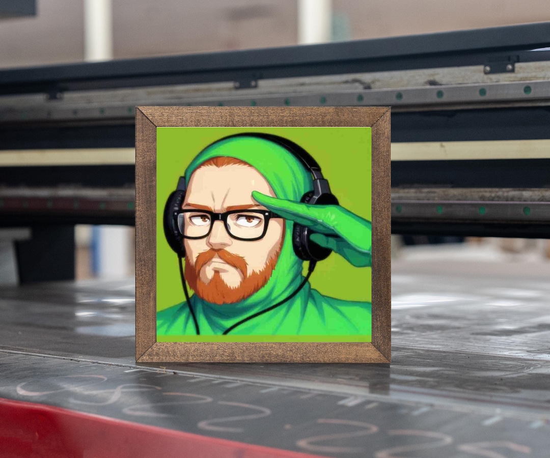 Paymoneywubby / Wooden Framed Sign / Wubby7 / Custom Twitch Sign ...