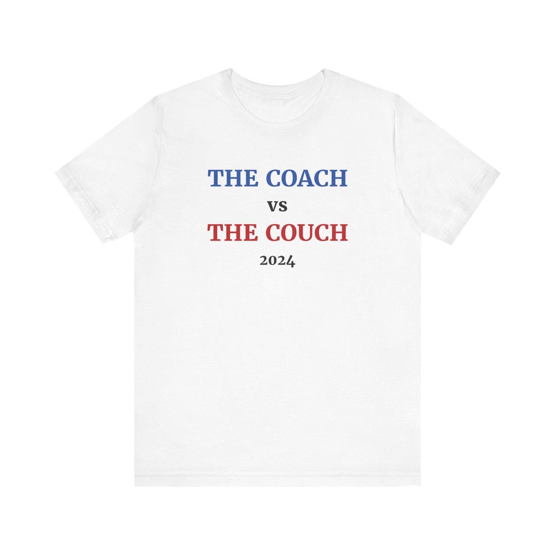 The Coach Vs the Couch T-shirt - Etsy