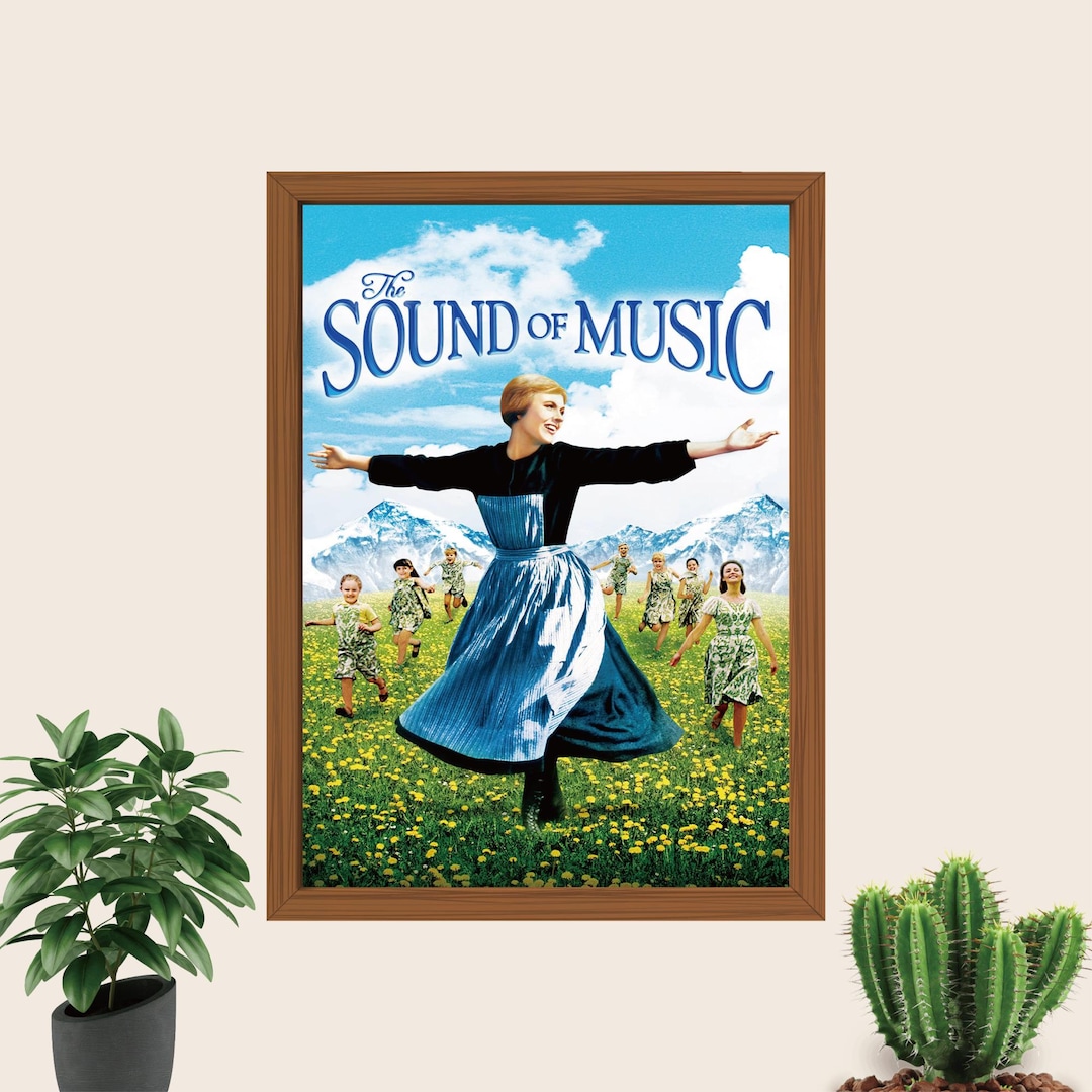 The Sound of Music Movie Poster High Quality Canvas Print - Etsy