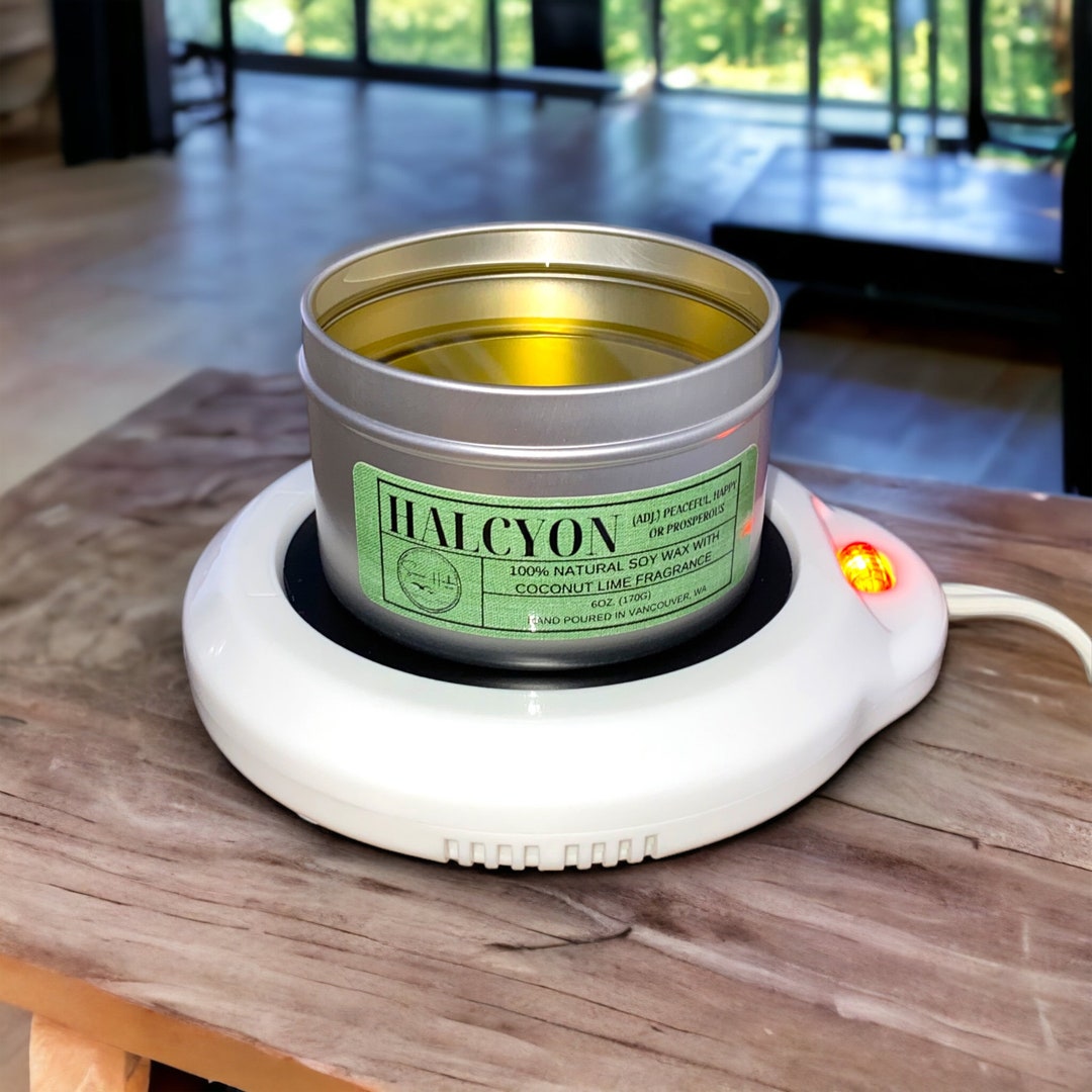 Wickless Candle Bundle, 2 Candles Plus a FREE Candle Warmer, Scented ...