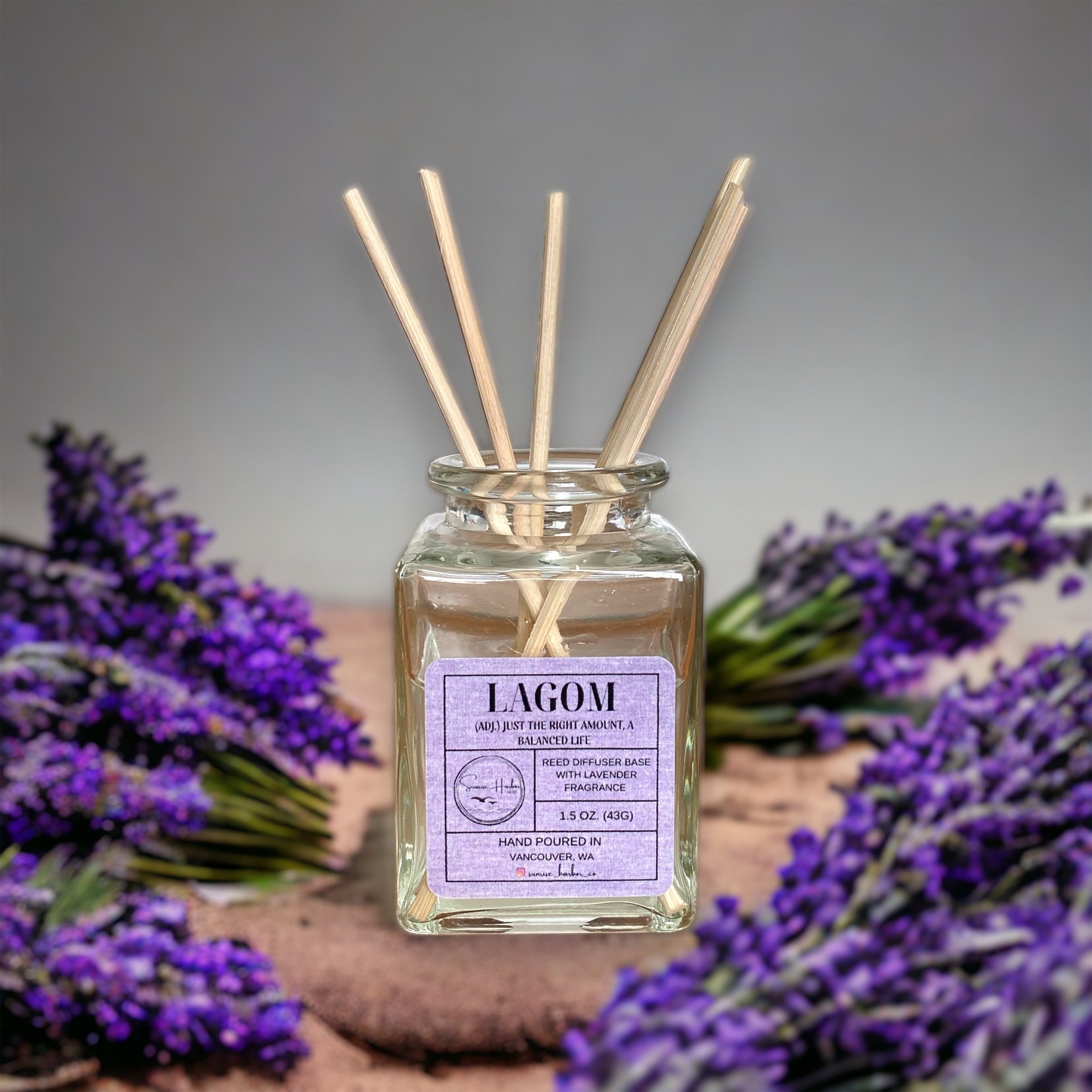 Mini Reed Diffuser, Scented Reed Diffuser, Natural Reed Diffuser, Room ...