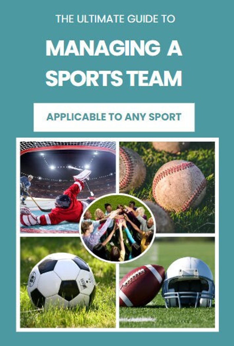 The Ultimate Guide to Managing a Sports Team - Etsy