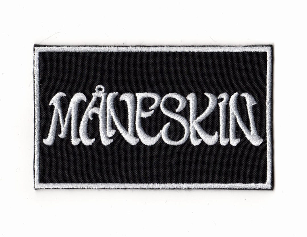 Maneskin Embroidered Sew-on Patch | Måneskin Italian Hard Pop ...