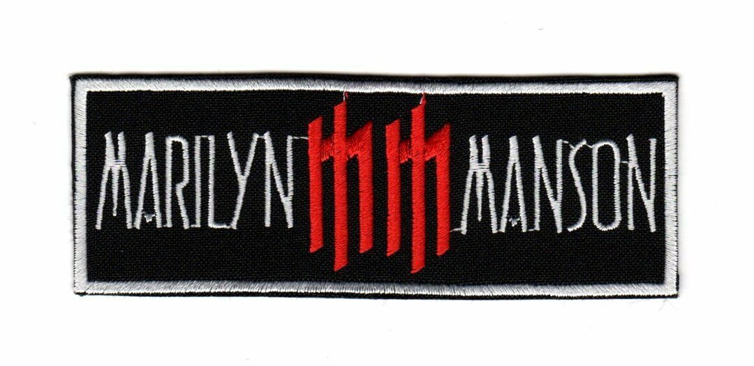 Marilyn Manson Embroidered Sew-on Patch | American Singer Industrial ...